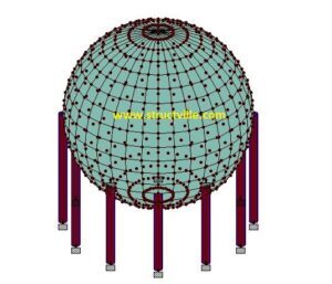 Modelling and Analysis of Spherical LPG Tanks (Horton Sphere) - Structville