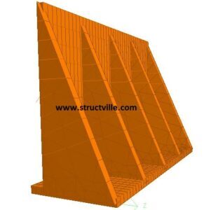 Analysis and design of counterfort retaining walls using Staad Pro ...