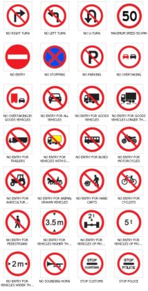 Nigeria Road Traffic Signs and their Meanings | Information and ...