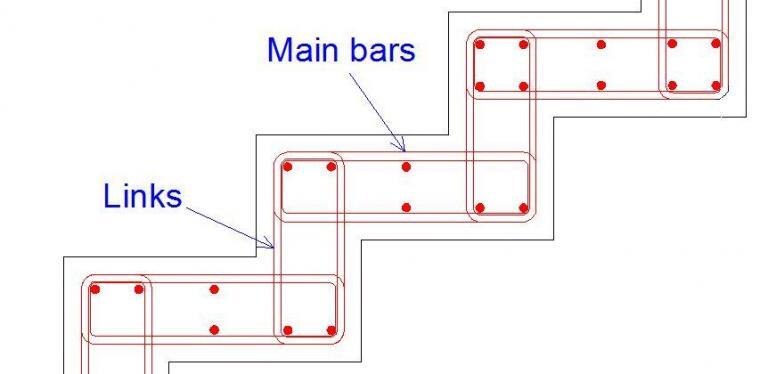 Free-Standing Sawtooth Staircase | Analysis, Design, and Detailing ...