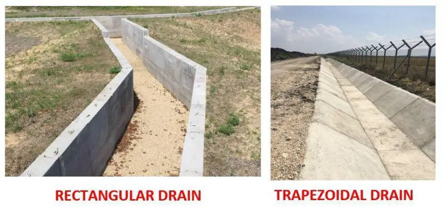 Construction and Cost Comparison of Rectangular and Trapezoidal Drains ...