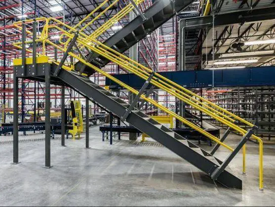 Design and Construction of Steel Staircase | Industrial Staircase ...