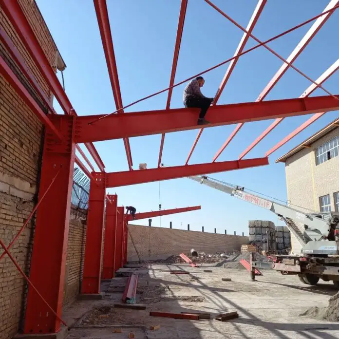 Design of Cantilever Steel Carport | Monopitch Canopy Roof Design ...